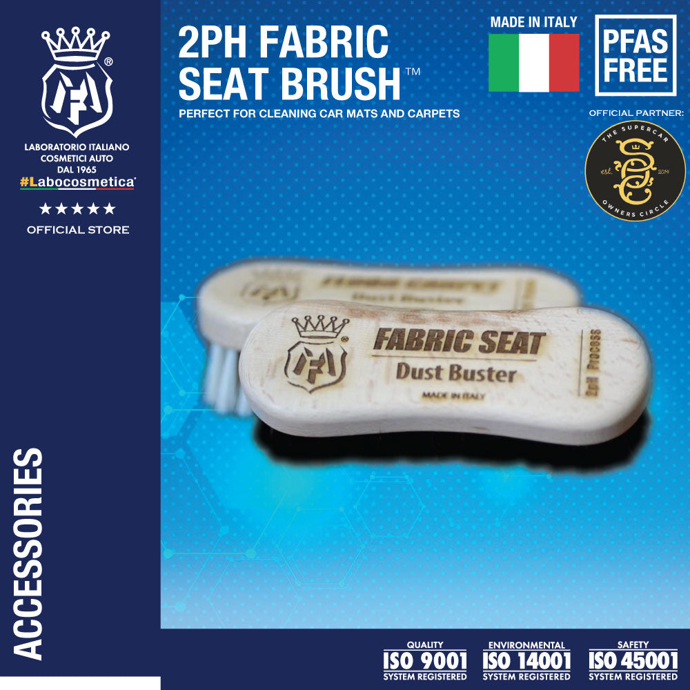 Labocosmetica Fabric Seat Dust Buster (2ph Detailing Brush) – CarWerkz.com