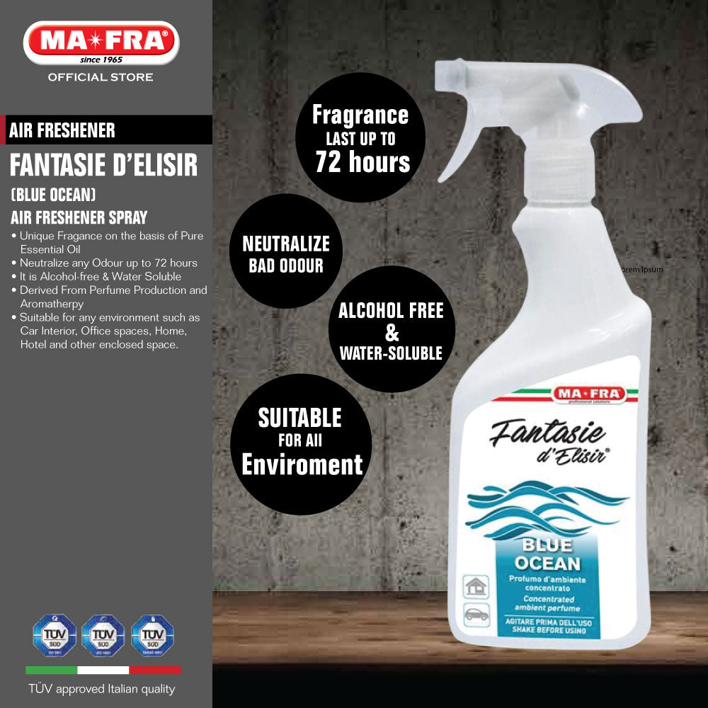 Mafra Fantasie D Elisir 500ml (Blue Ocean) (Essential oil based air fr ...